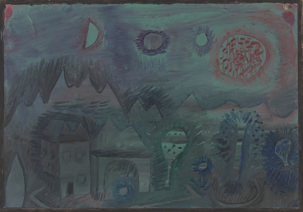 Zeichen am Himmel von Paul Klee: hochwertiger Kunstdruck