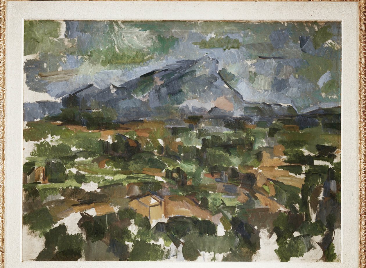 Mont Sainte-Victoire von Les Lauves aus gesehen