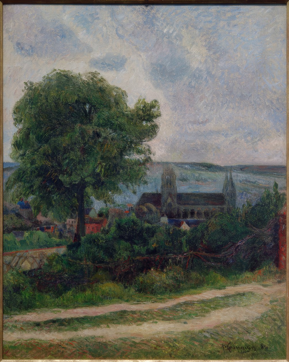 Rouen, die Kirche Saint-Ouen von Paul Gauguin: Kunstdruck