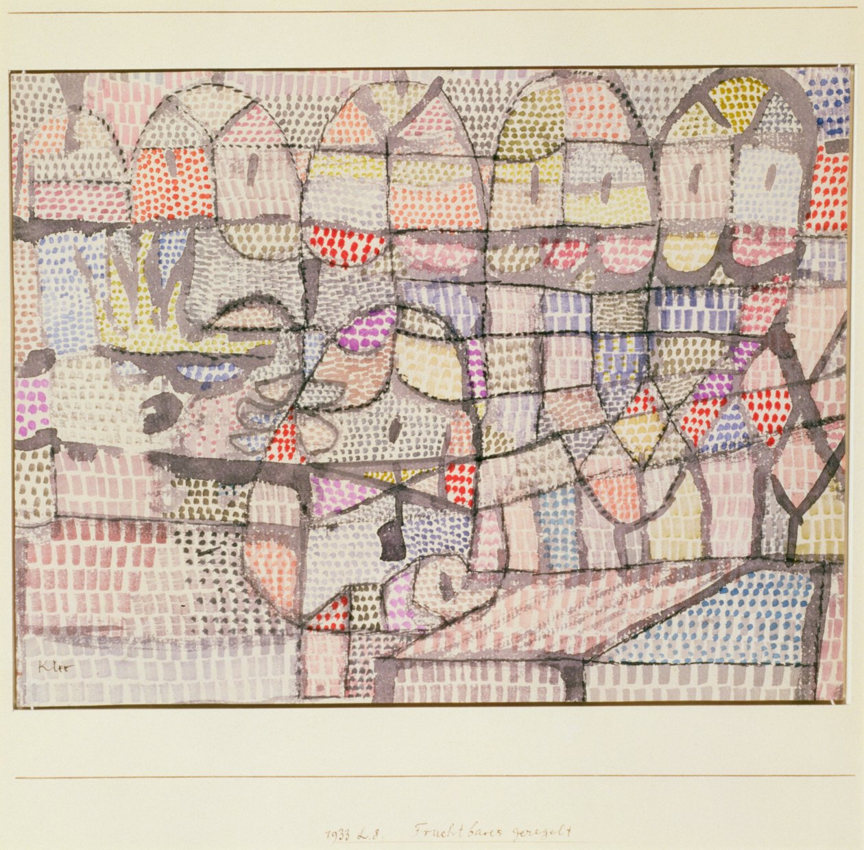 Fruchtbar gut geordnet von Paul Klee: Kunstdruck kaufen