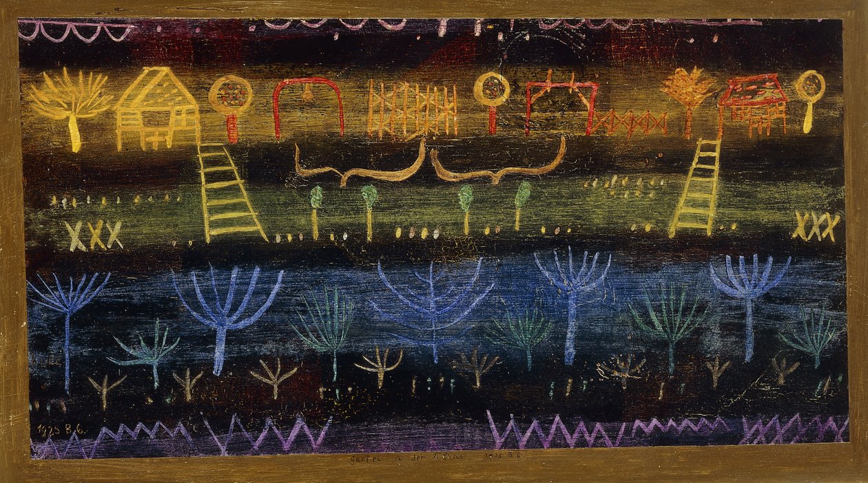 Garten in der Ebene von Paul Klee: hochwertiger Kunstdruck