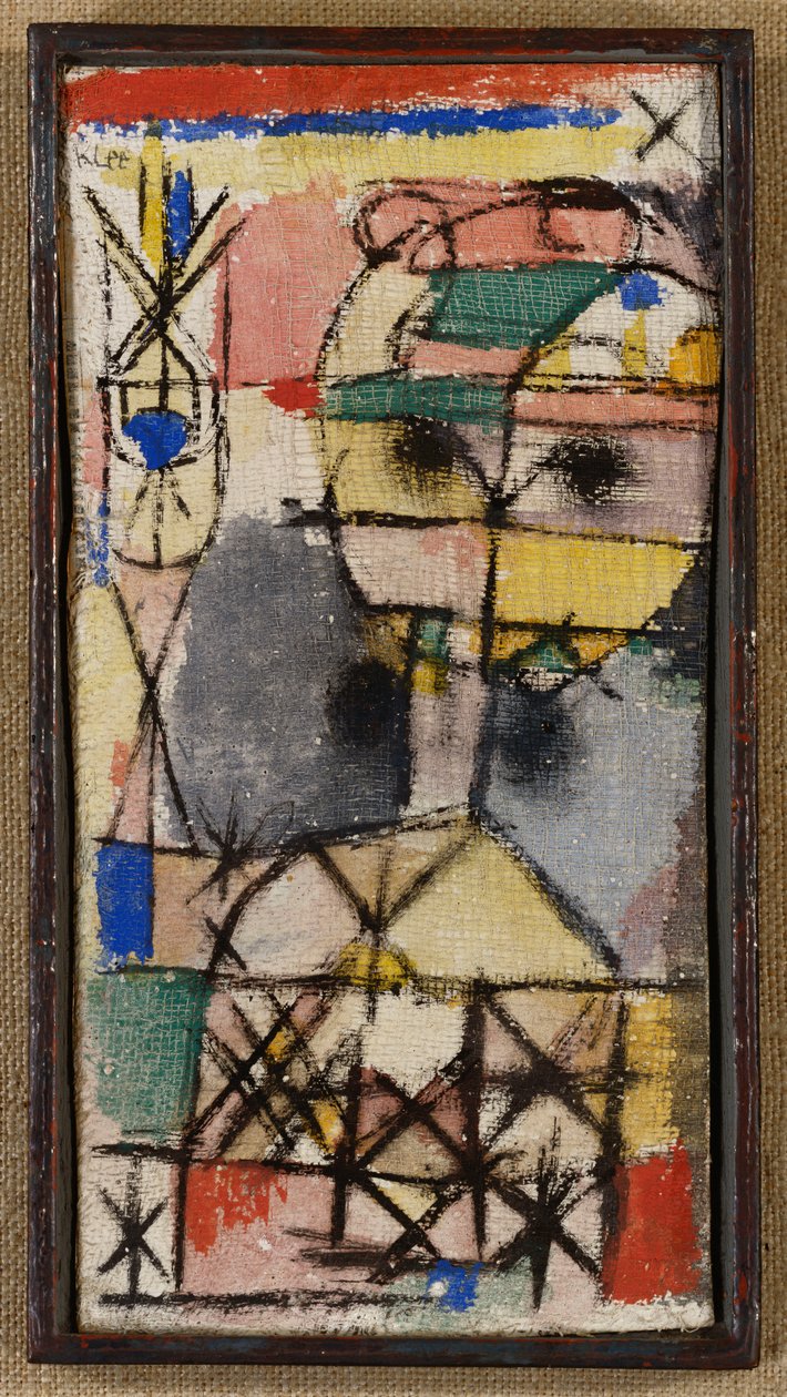 Kopf von Paul Klee: Hochwertigste Kunstreproduktion