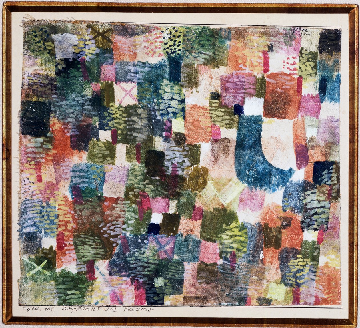 Rhythmus der Bäume von Paul Klee: hochwertiger Kunstdruck