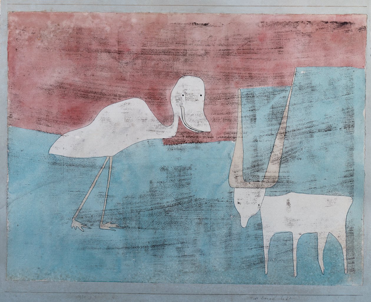 Die Freundschaft von Paul Klee: hochwertiger Kunstdruck