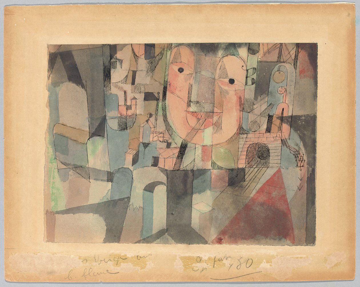 Der Mann der Reise von Paul Klee: hochwertiger Kunstdruck