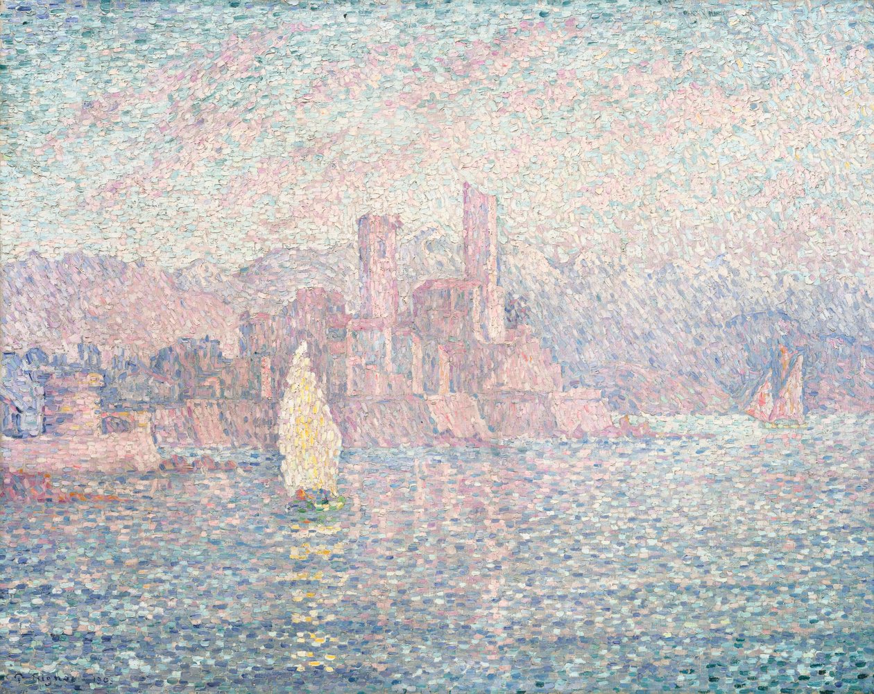 Antibes, Morgen, 1903 von Paul Signac: Kunstdruck kaufen