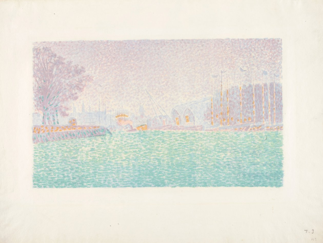 In Vlissingen von Paul Signac: hochwertiger Kunstdruck
