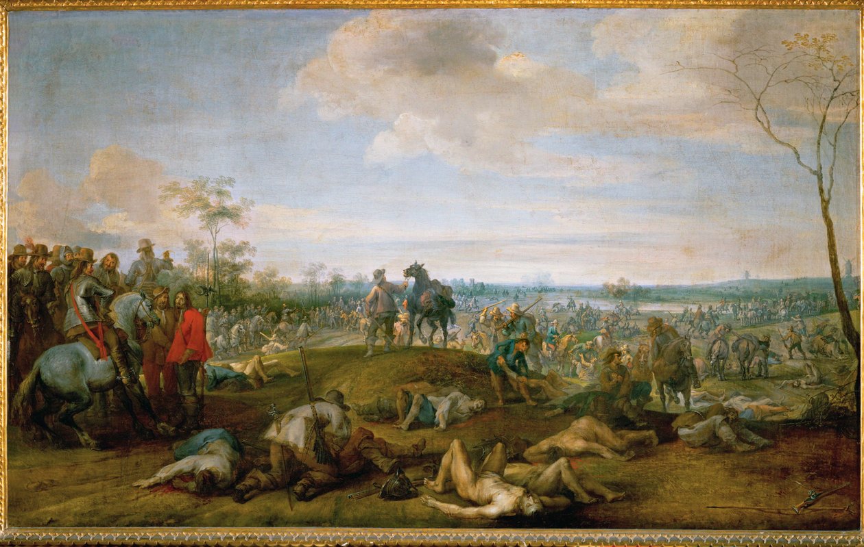 Eine Kavallerieeinheit von Peeter Snayers: Kunstdruck