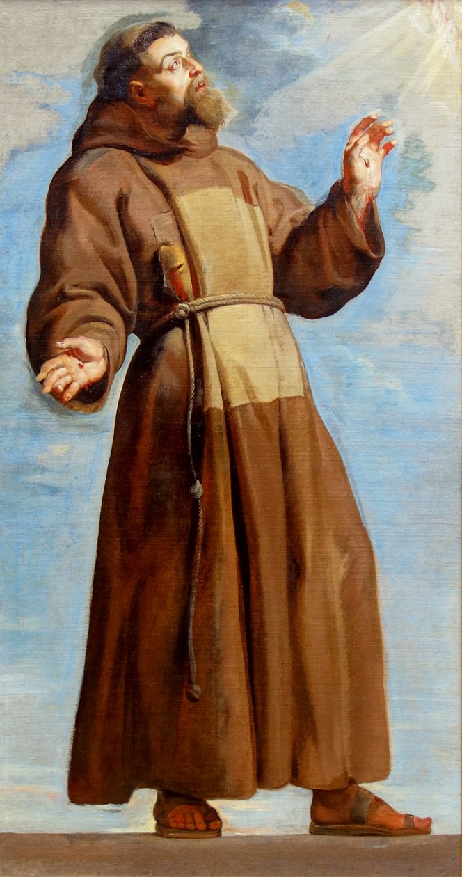 Heiliger Franziskus von Peter Paul Rubens: Kunstdruck kaufen