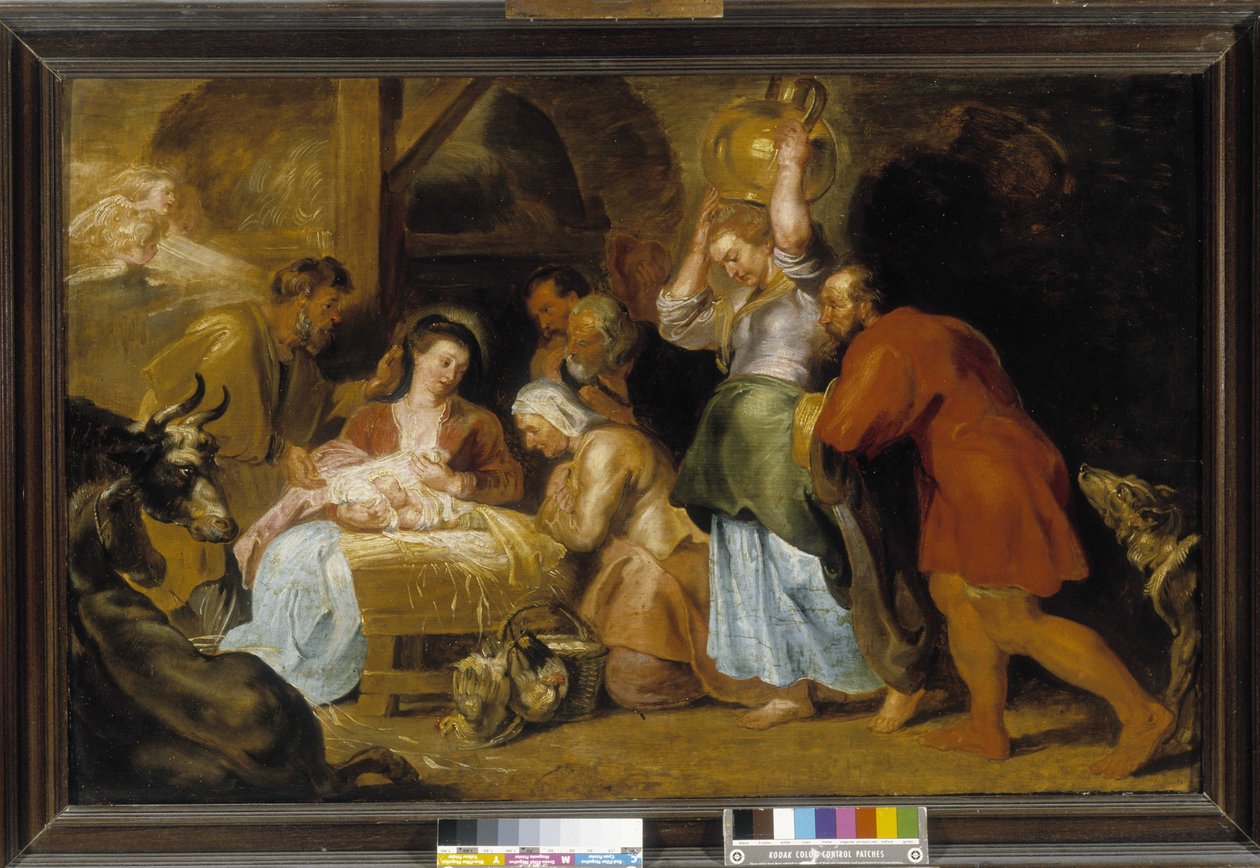 Anbetung der Hirten von Peter Paul Rubens: Kunstdruck