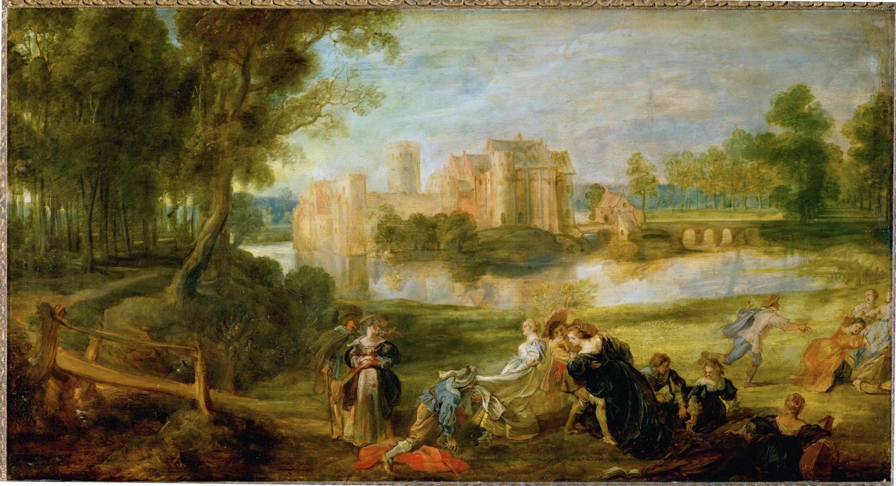 Der Schlosspark von Peter Paul Rubens: Kunstdruck kaufen