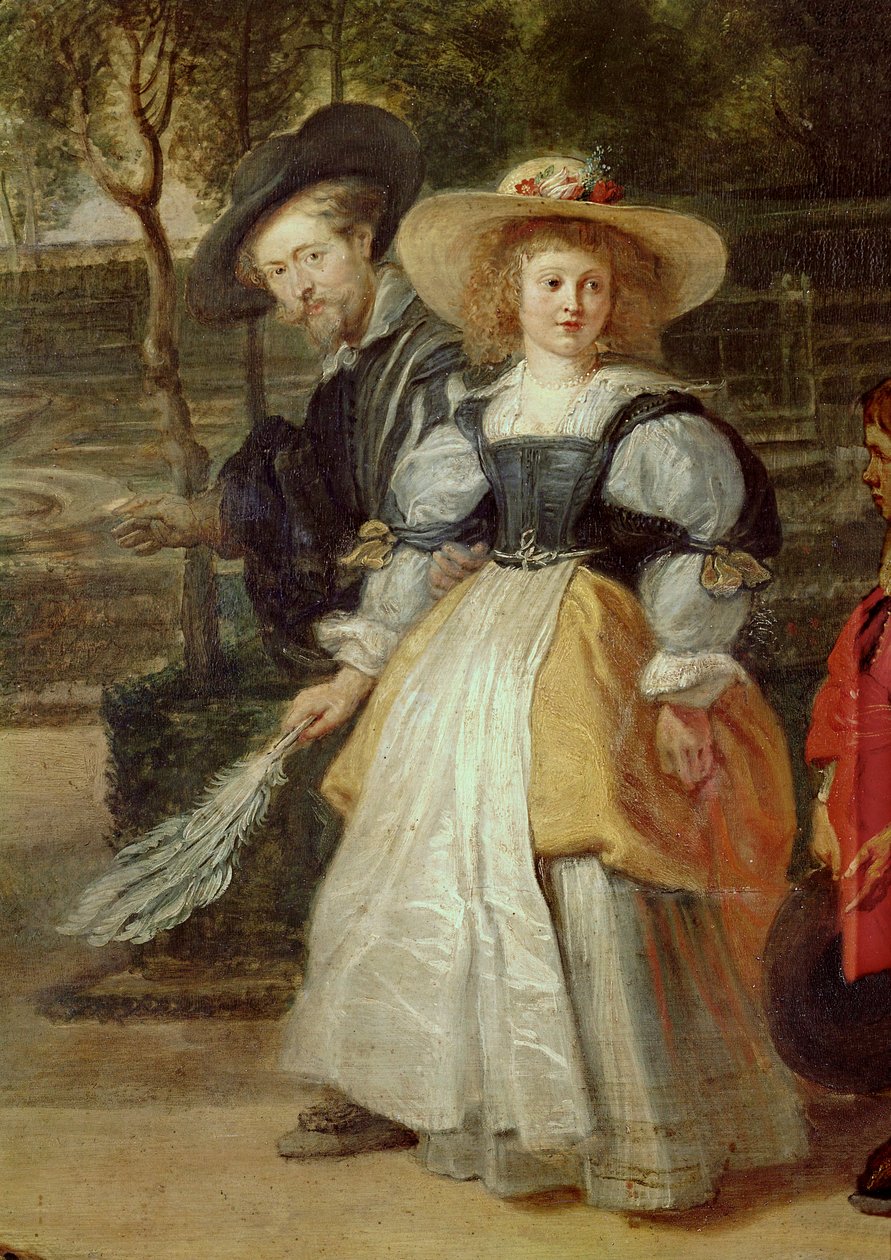 Rubens und seine zweite Frau Helene Fourment im Garten