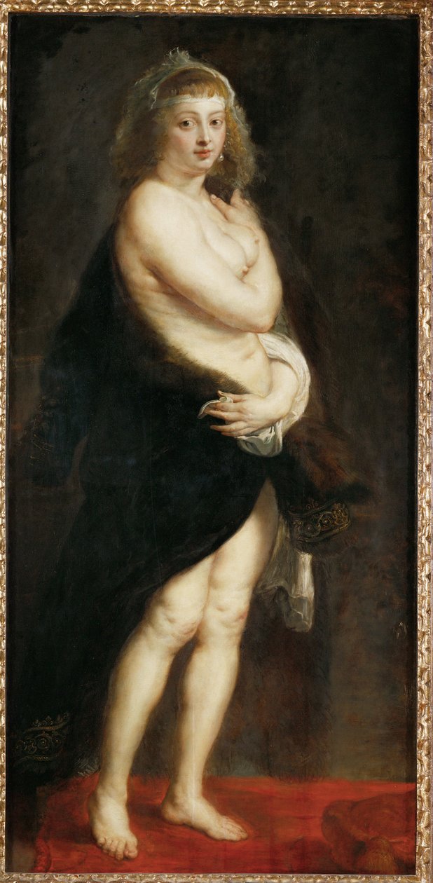 Der Pelz von Peter Paul Rubens: hochwertiger Kunstdruck