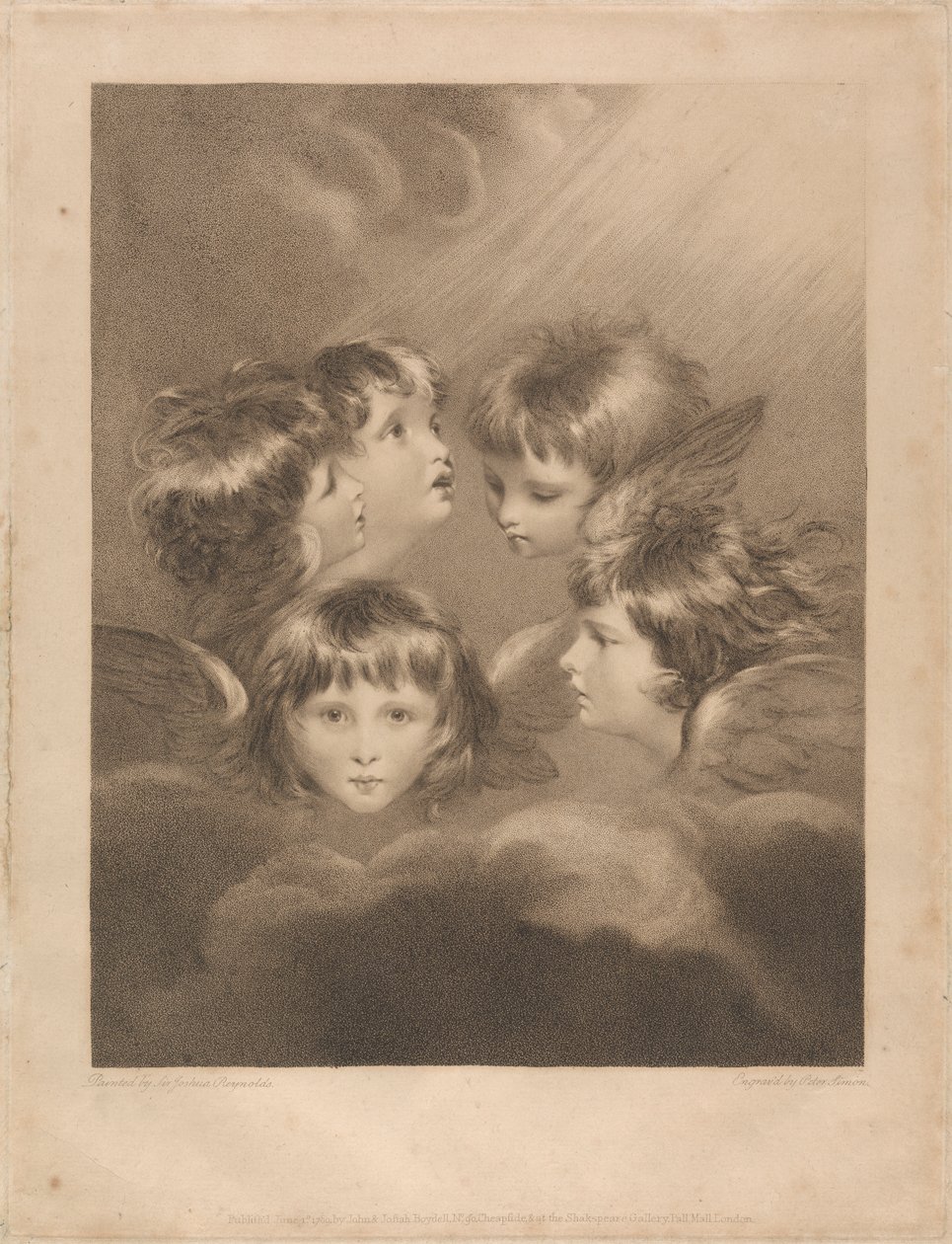 Miss Francis Isabella Gordon von Peter Simon: Kunstdruck