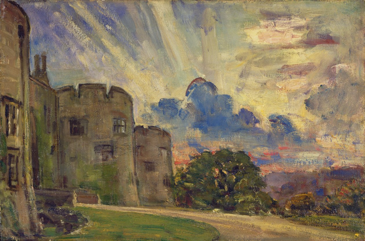 Chirk Castle von Philip Wilson Steer: Kunstdruck kaufen