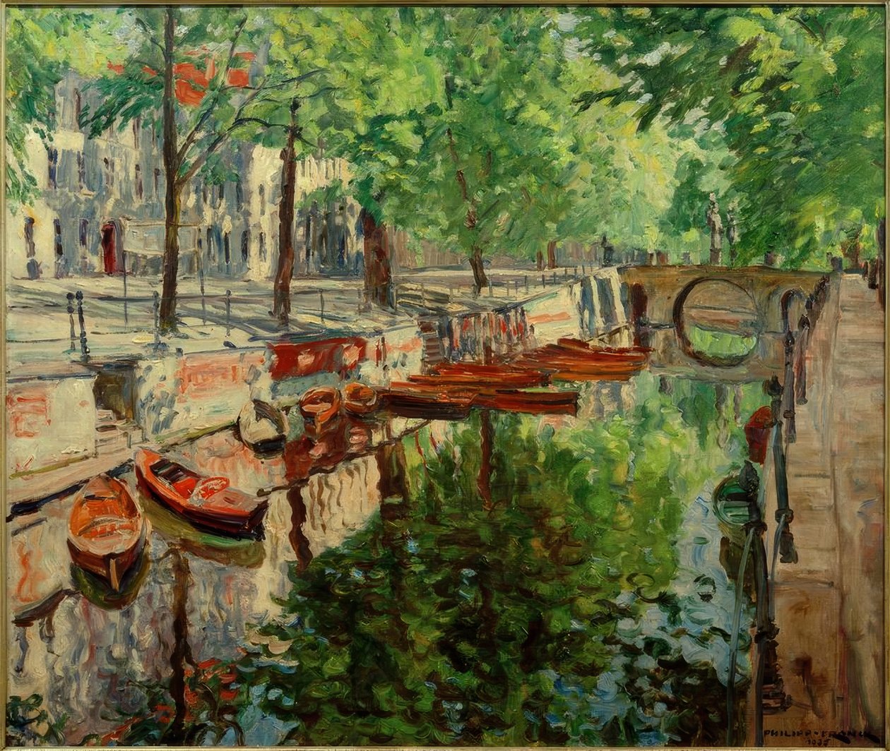 Potsdamer Kanal von Philipp Franck: hochwertiger Kunstdruck