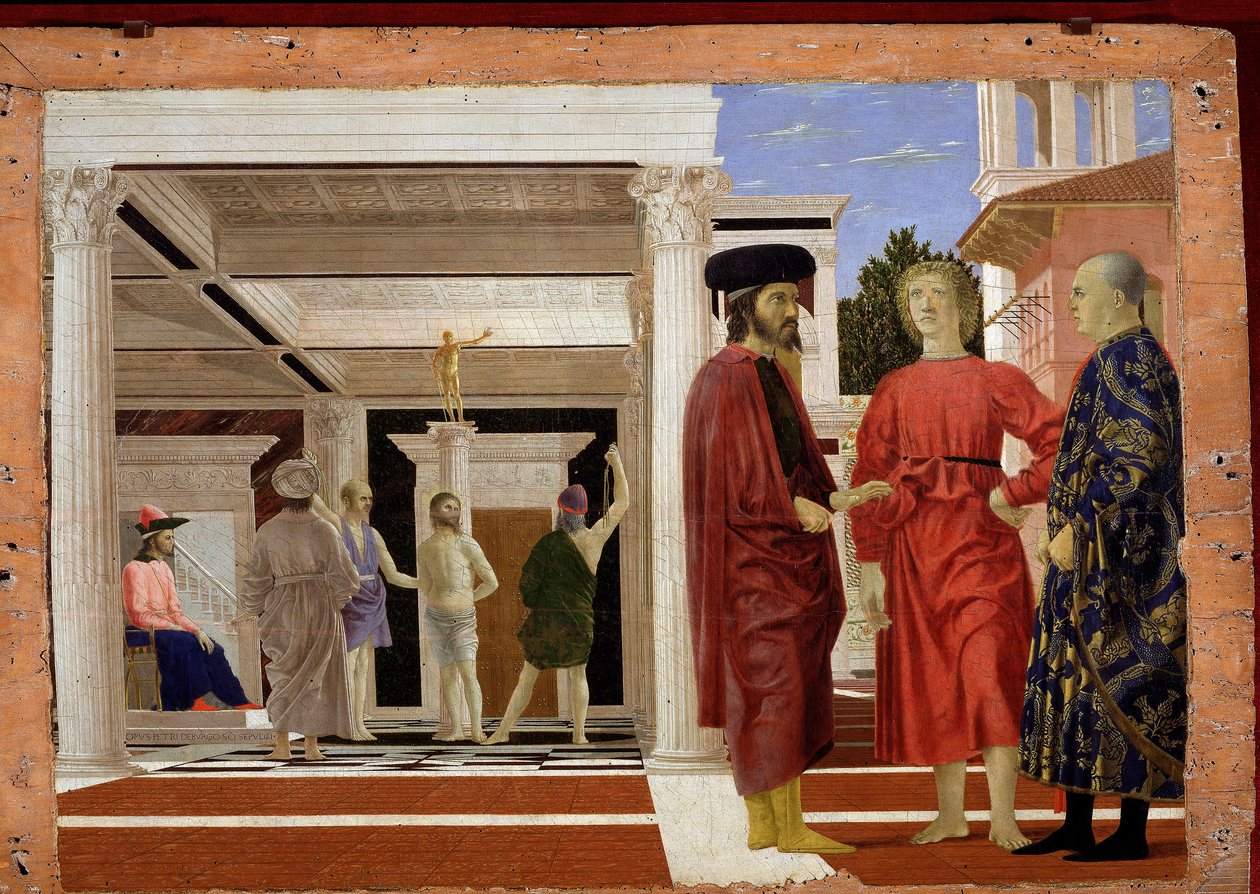 Die Geißelung Christi, 1444-50 von Piero della Francesca
