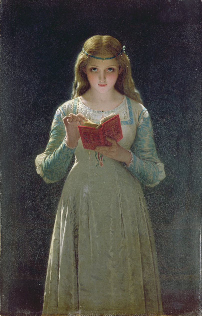 Der Leser von Pierre Auguste Cot: hochwertiger Kunstdruck