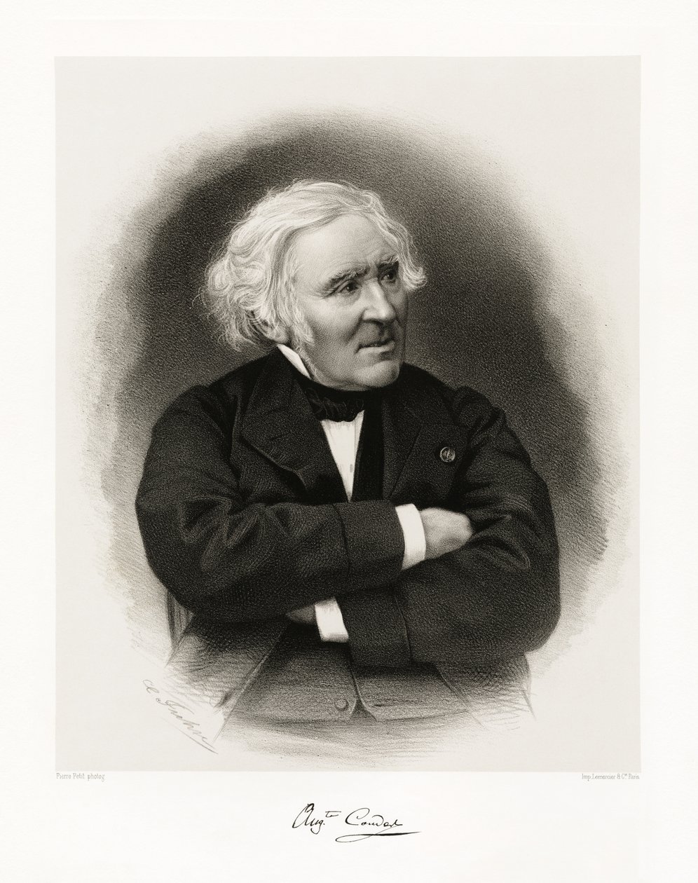 Louis Charles Auguste Couder von Pierre Petit: Kunstdruck