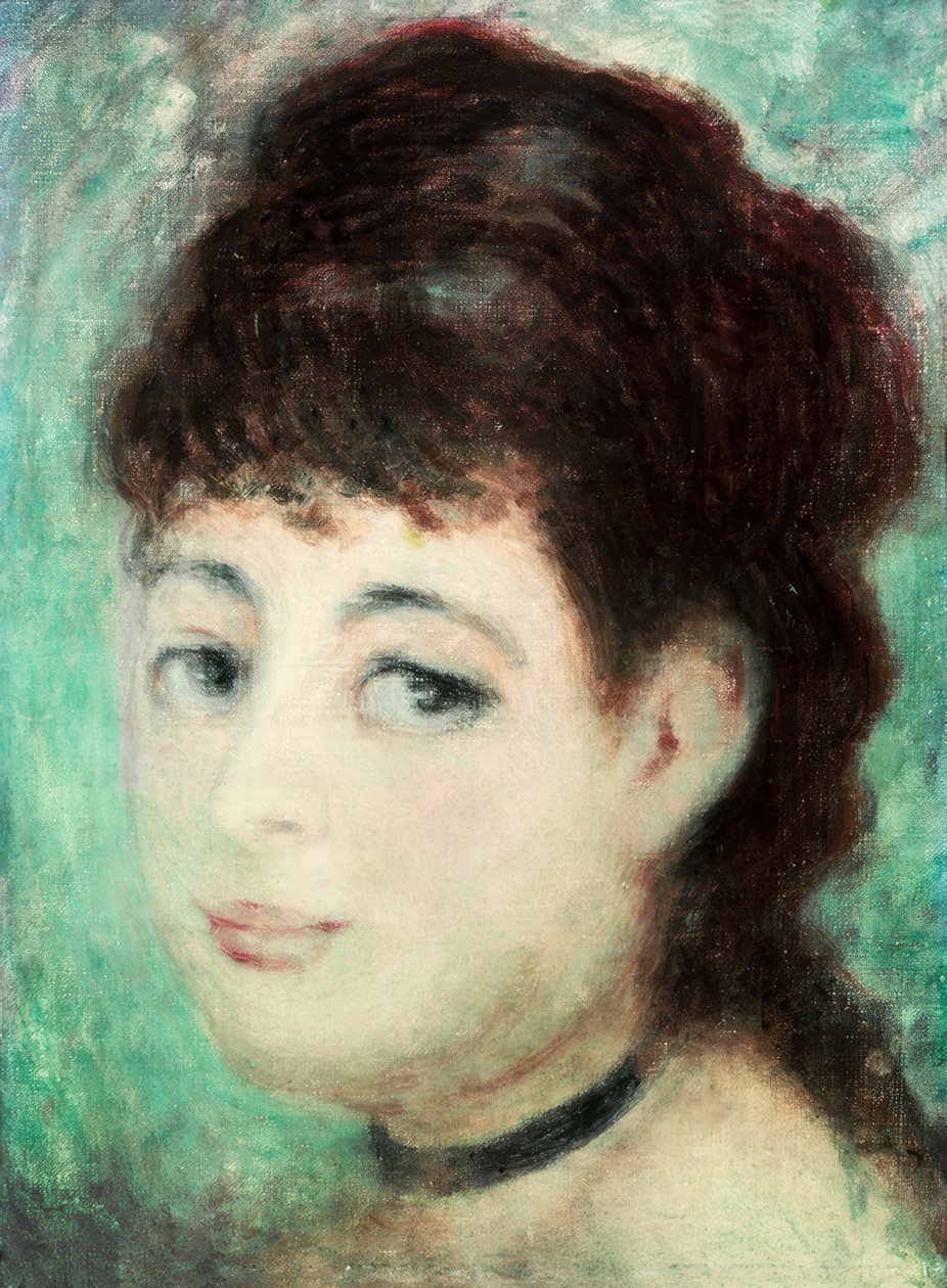 Porträt einer jungen Frau von Pierre-Auguste Renoir