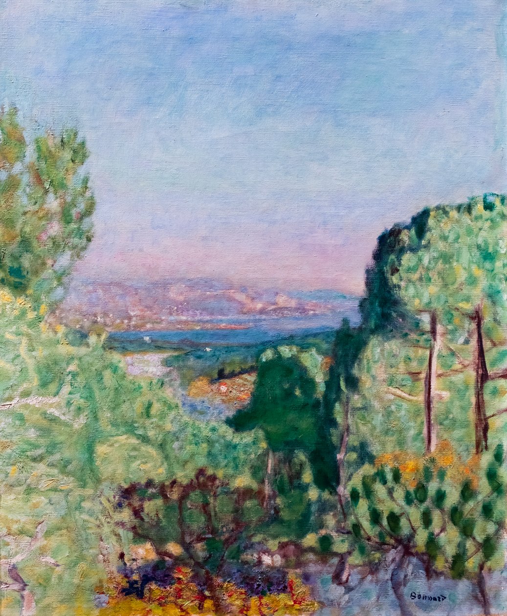 Pinienwald, Le Cannet von Pierre Bonnard: Kunstdruck