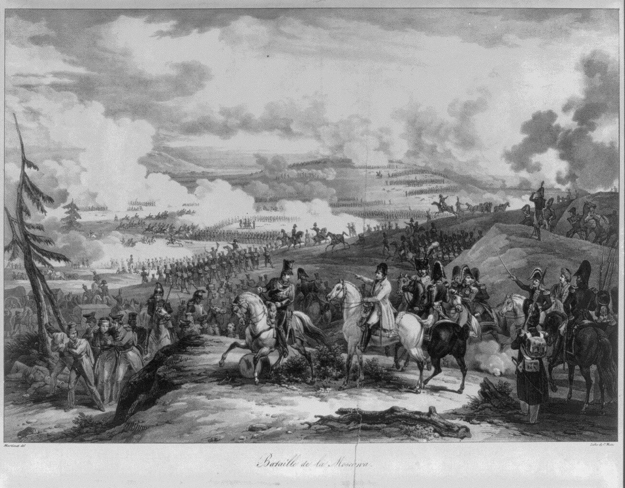 Die Schlacht von Borodino von Pierre Martinet: Kunstdruck