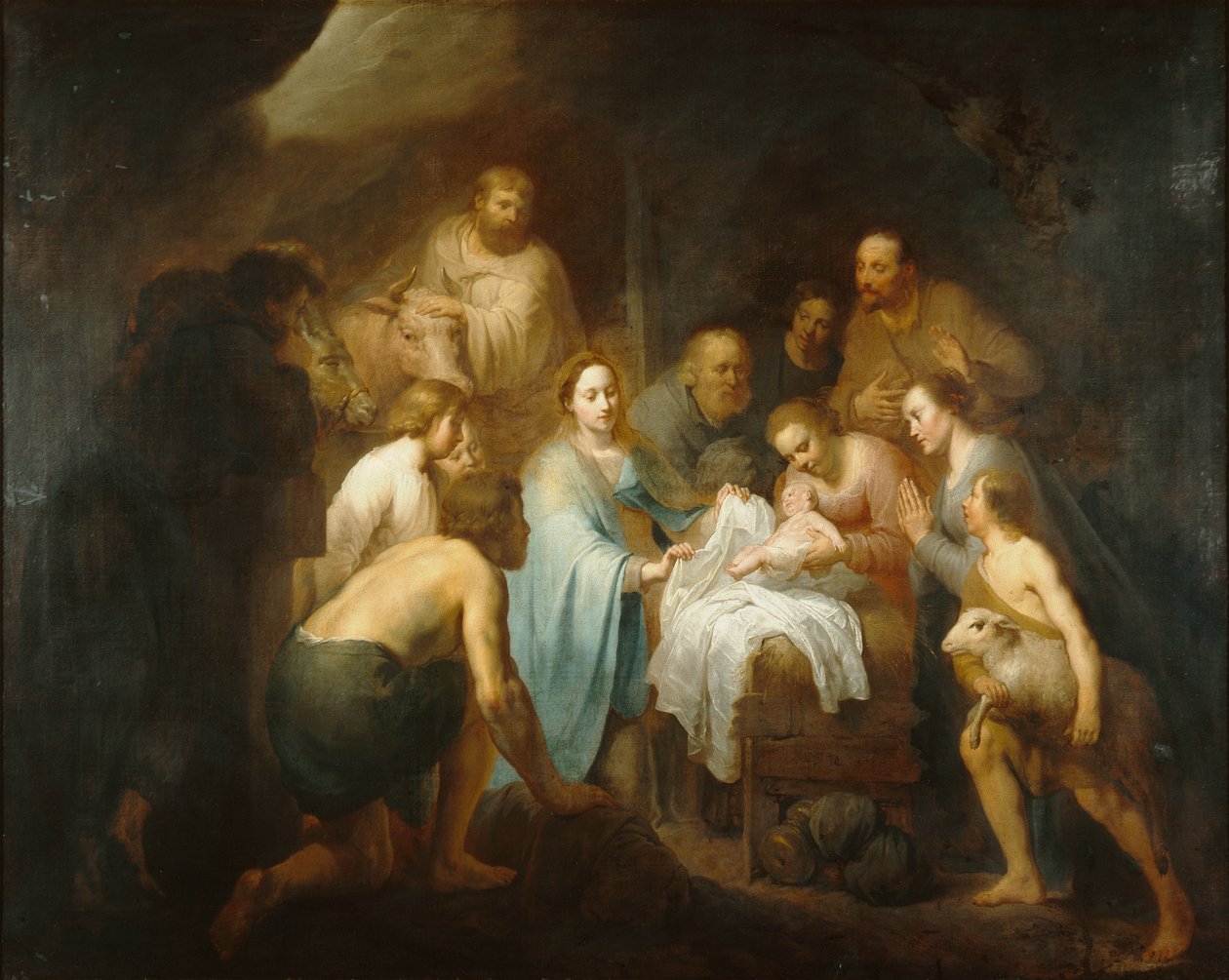 Die Geburt Christi von Pieter Fransz. de Grebber: Kunstdruck