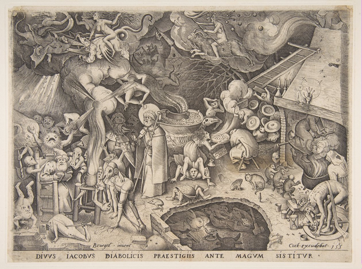 St. Jakob und der Magier Hermogenes aus Die Geschichte des Magiers ...