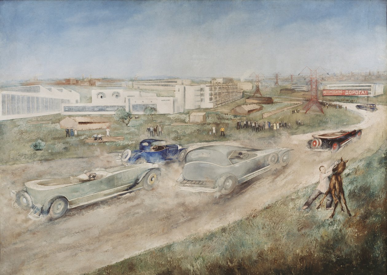 Autorennen, 1930 von Pyotr Vladimirovich Williams