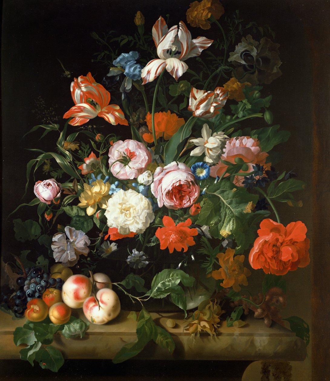 Stillleben mit Blumen von Rachel Ruysch: Kunstdruck kaufen