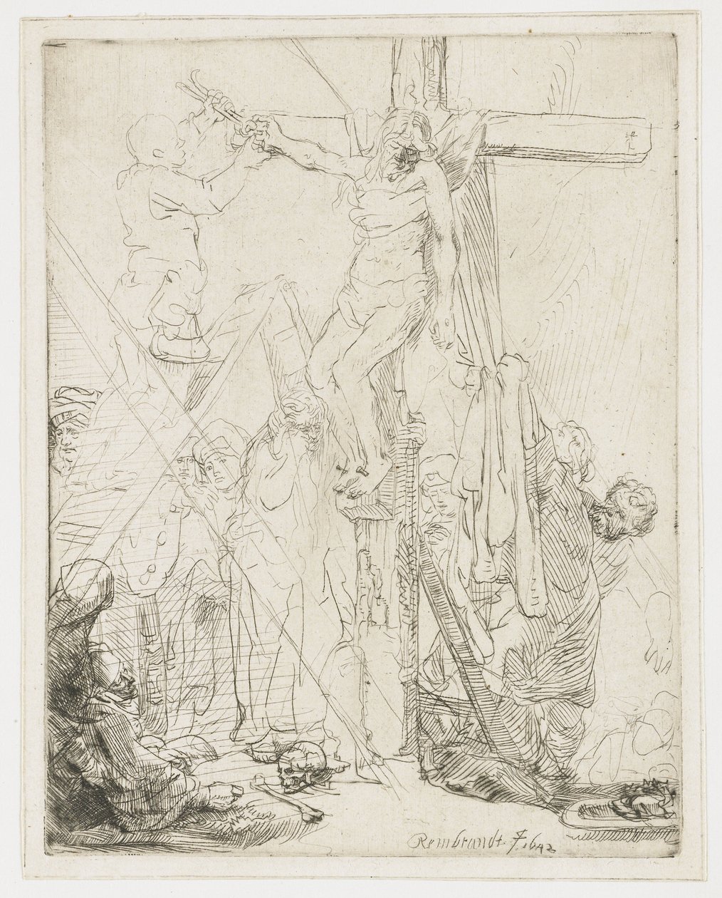 Die Kreuzabnahme: eine Skizze von Rembrandt van Rijn