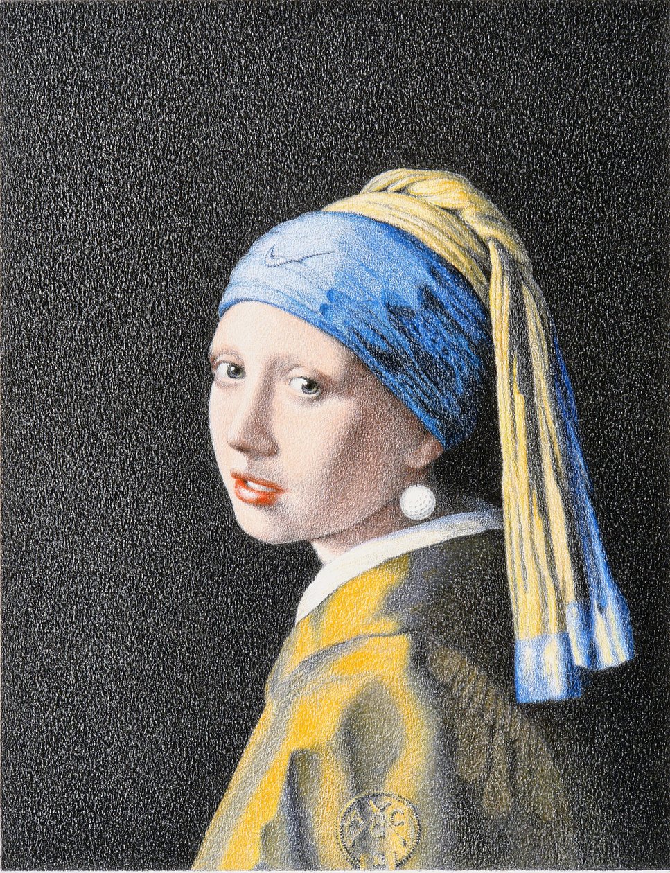 VERMEER-Golf von Rene Boin: Kunstdruck in Museumsqualität