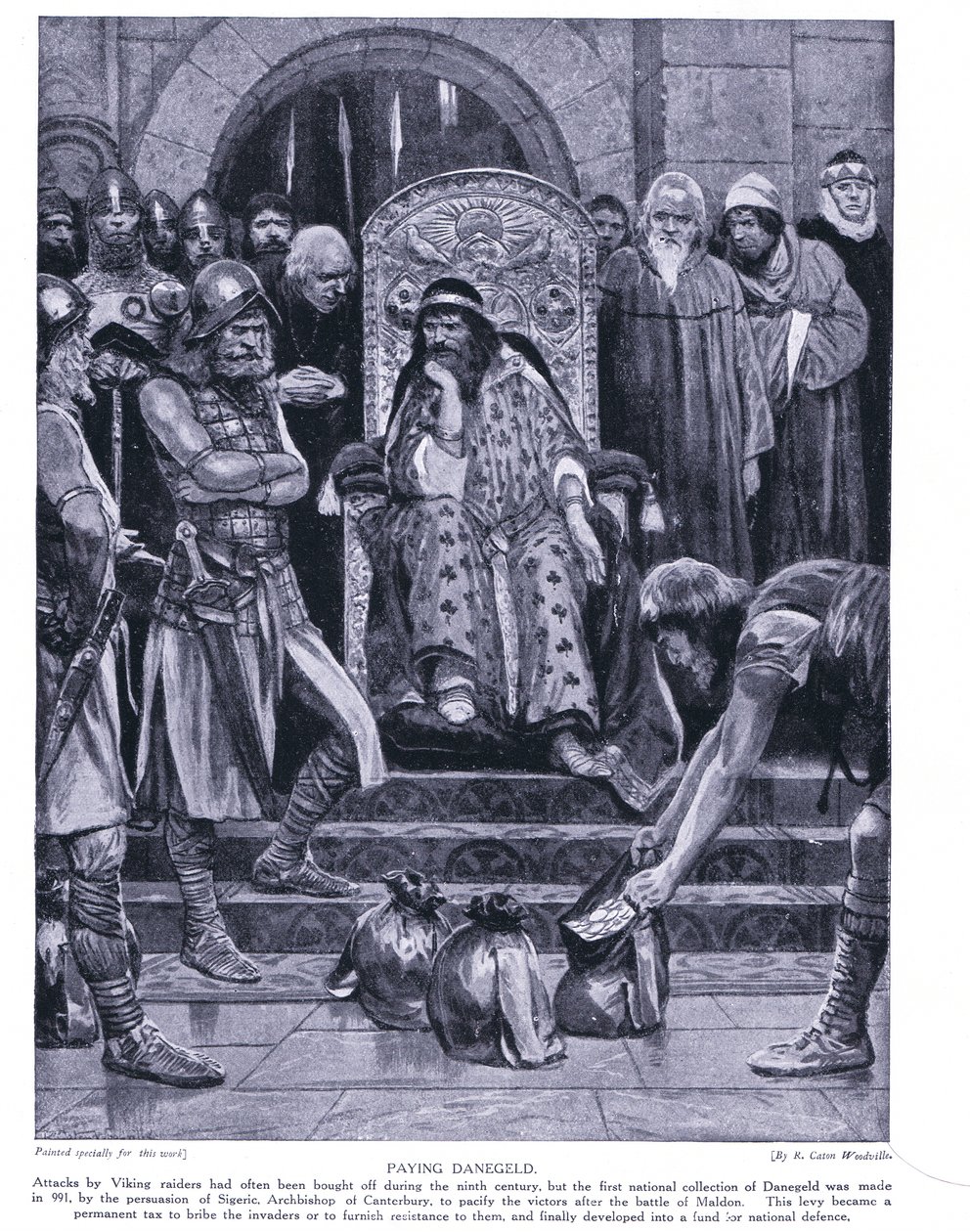 Danegeld zahlen von Richard Caton Woodville junior