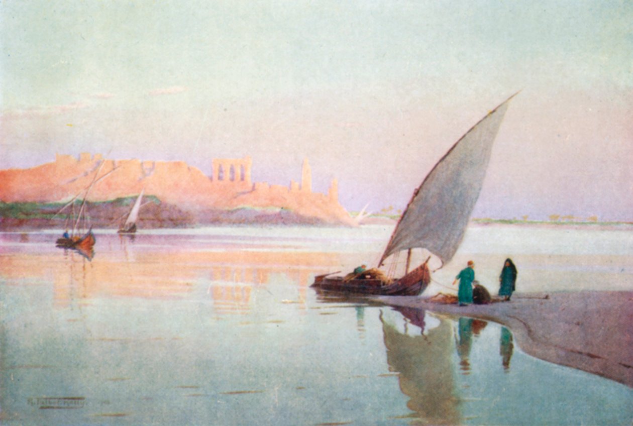 Kom Ombos von Robert George Talbot Kelly: Kunstdruck kaufen