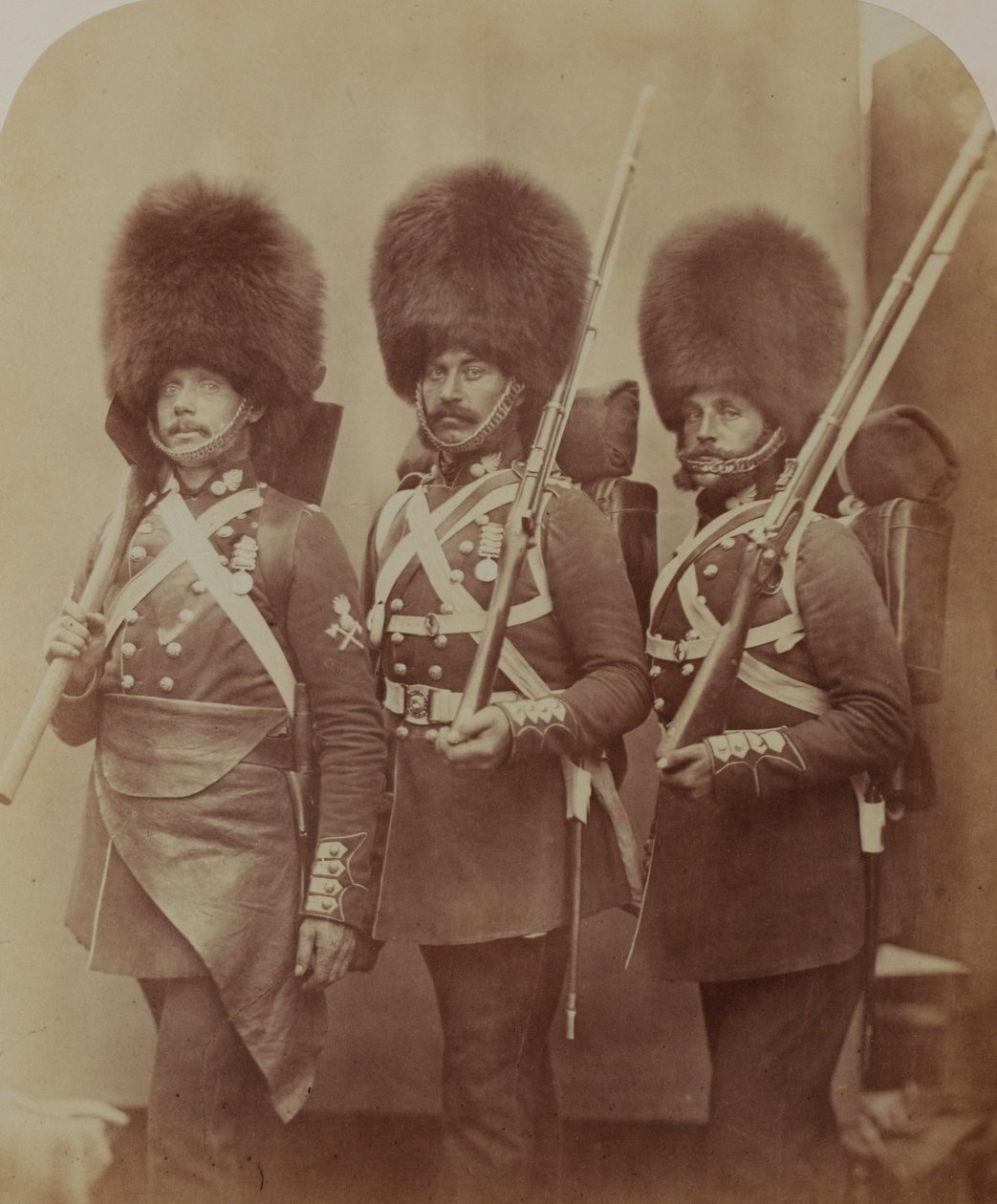 Pioniermanieren und Wachen Webster und Lemmen, Grenadier Guards