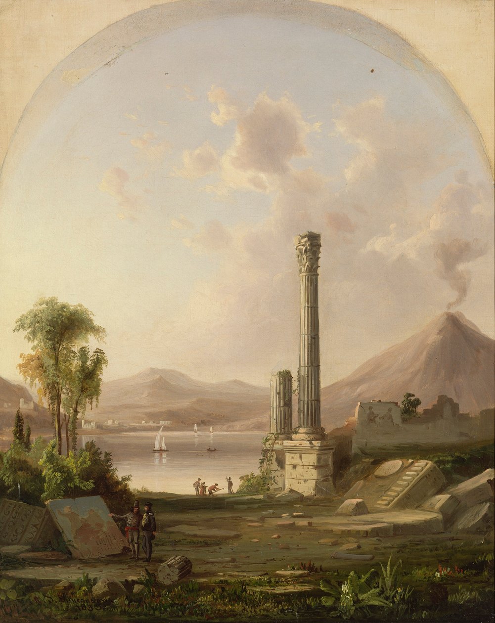 Pompeji von Robert S. Duncanson: hochwertiger Kunstdruck