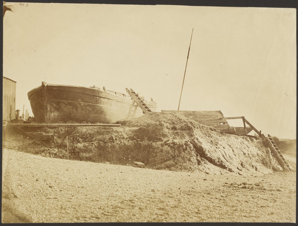 [Gestrandetes Boot] von Roger Fenton: Kunstdruck kaufen