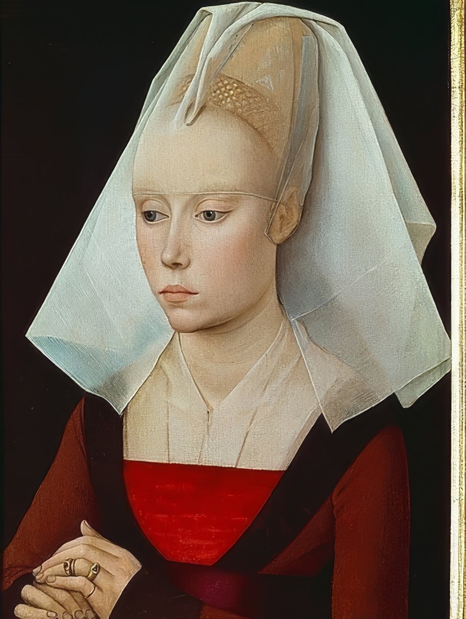 Bildnis einer Dame von Rogier van der Weyden: Kunstdruck