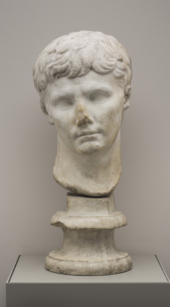 Kopf des Kaisers Augustus von Roman: Kunstdruck kaufen