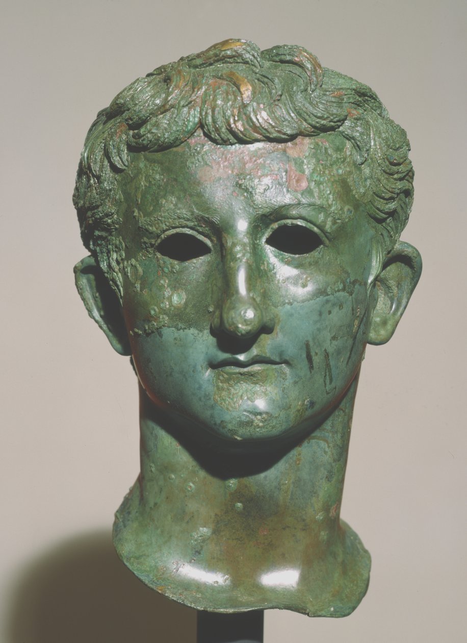 Kopf des Germanicus von Roman: hochwertiger Kunstdruck