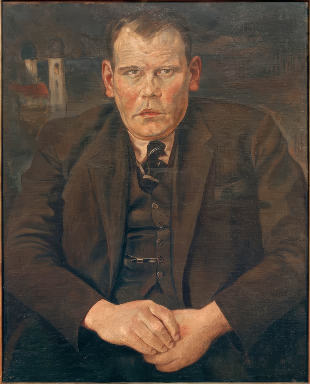 Oskar Maria Graf von Rudolf Schlichter: Kunstdruck kaufen