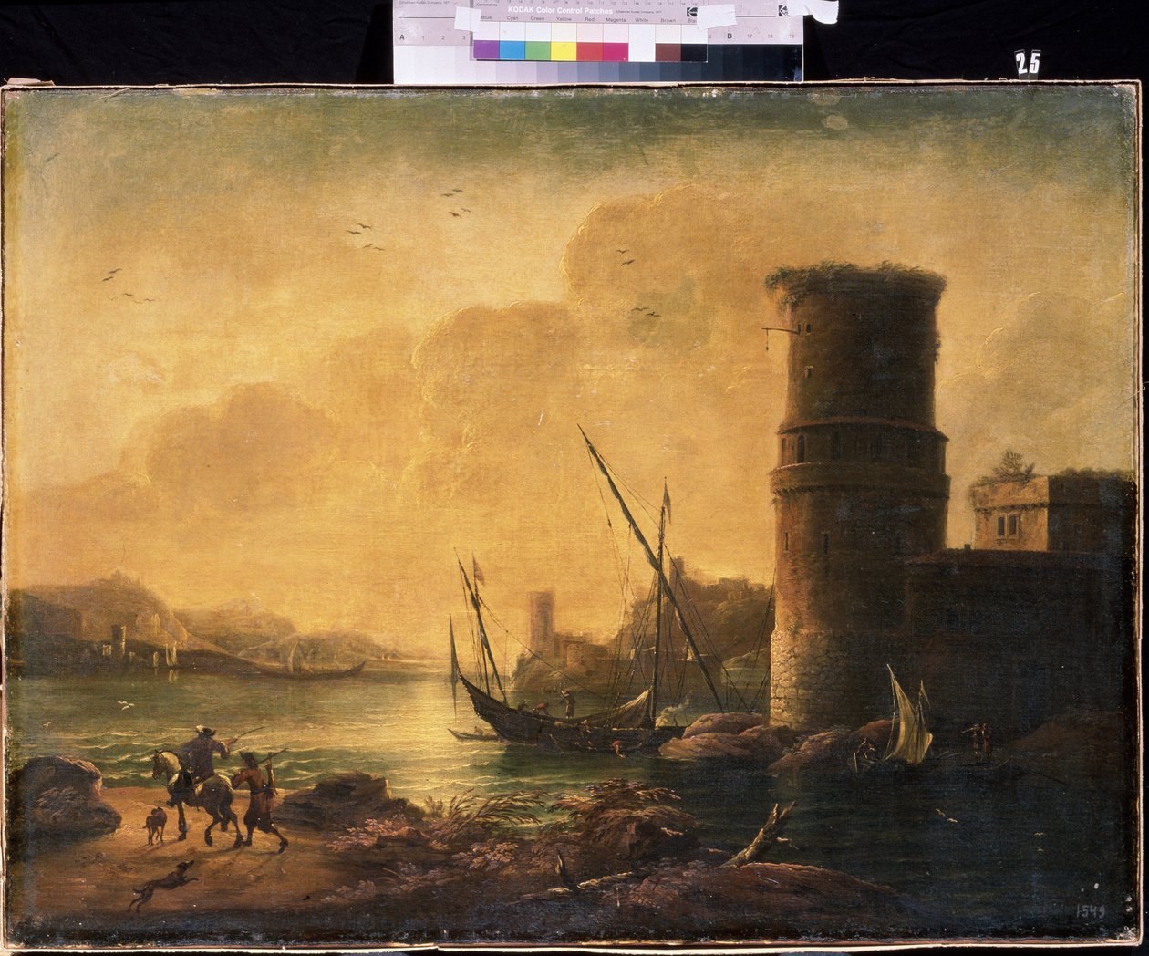 Eine Meereslandschaft von Salvator Rosa: Kunstdruck kaufen