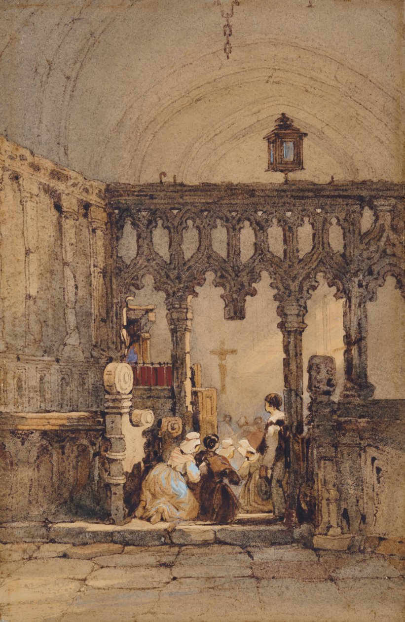 Rouen von Samuel Prout: Hochwertigste Kunstreproduktion