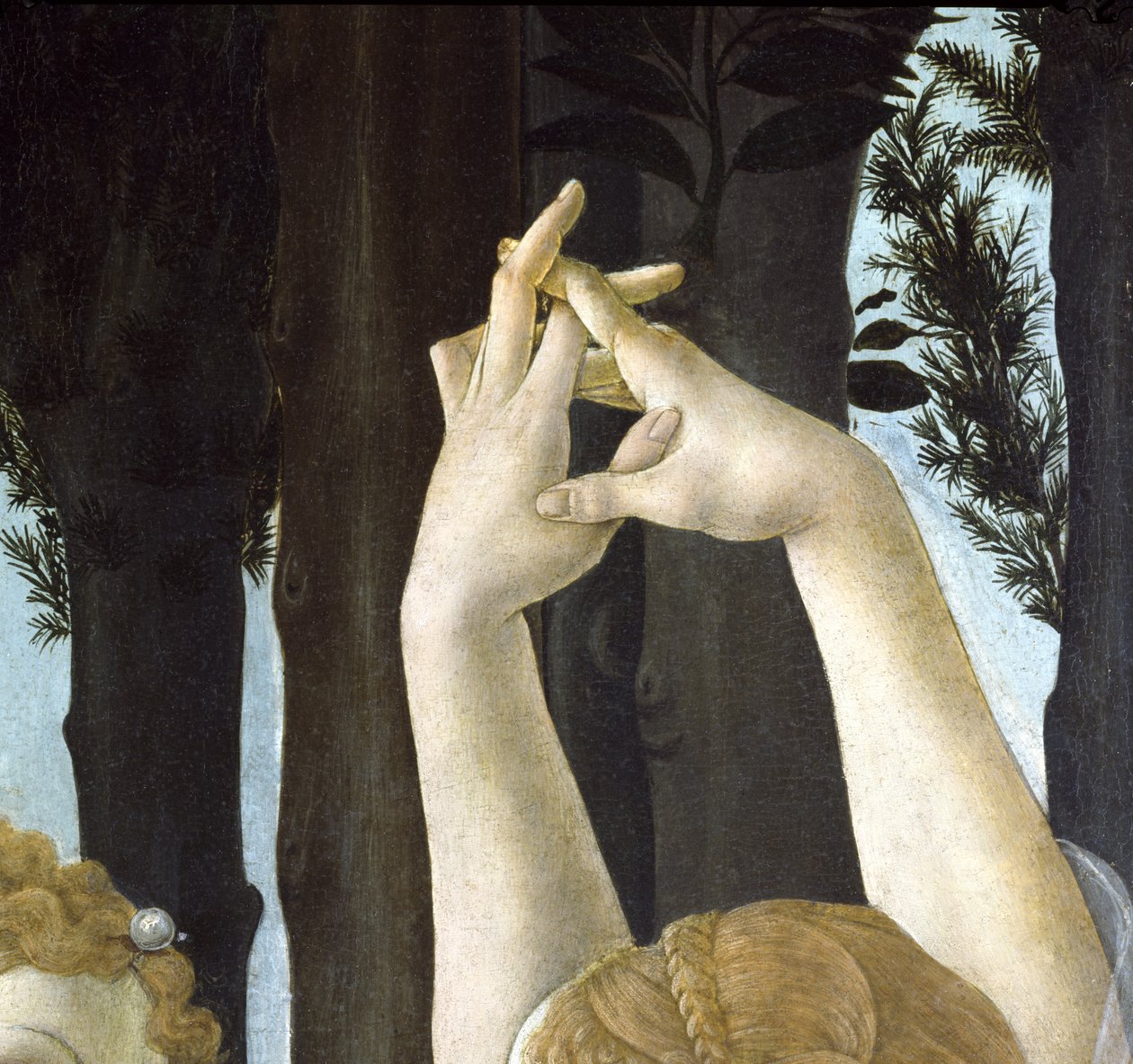 Primavera (Detail) von Sandro Botticelli: Kunstdruck