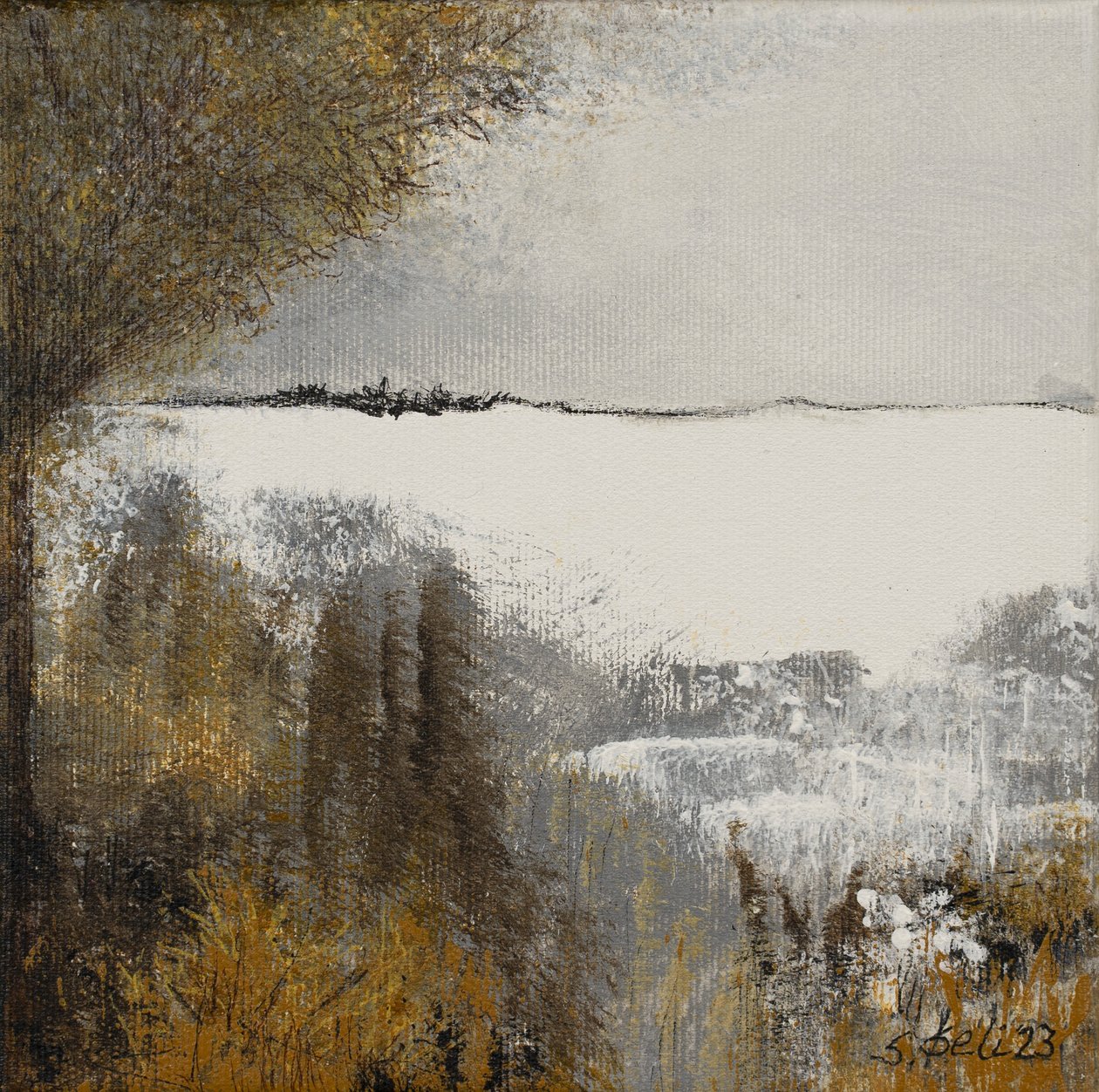 Das Wunder des Winters von Sandy Iseli: Kunstdruck kaufen