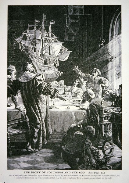 Christoph Kolumbus und das Ei von School English: Kunstdruck