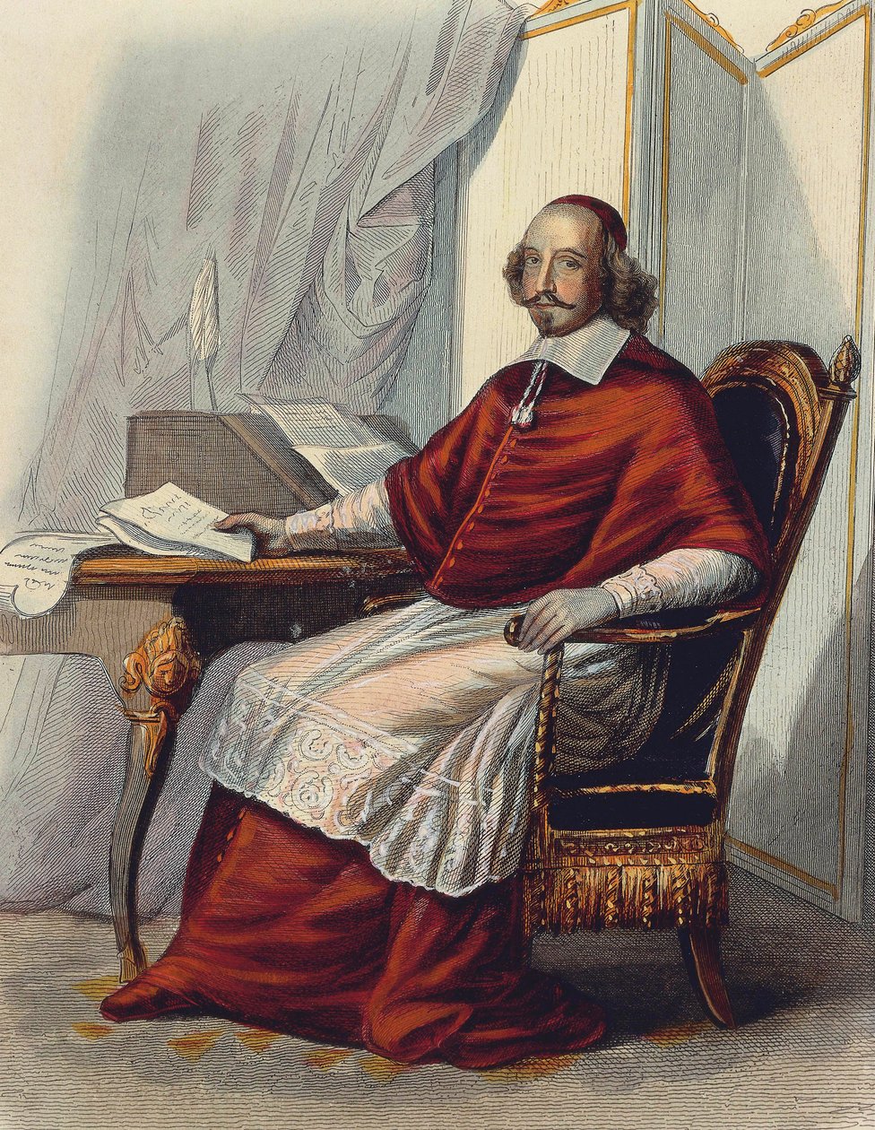 Kardinal Jules Mazarin (Giulio Mazzarini) von School French