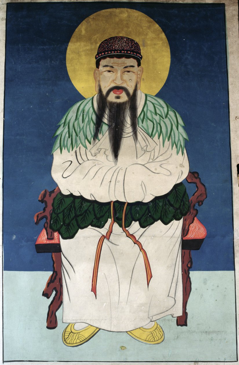 Der Menschengott Dangun von School Korean: Kunstdruck kaufen