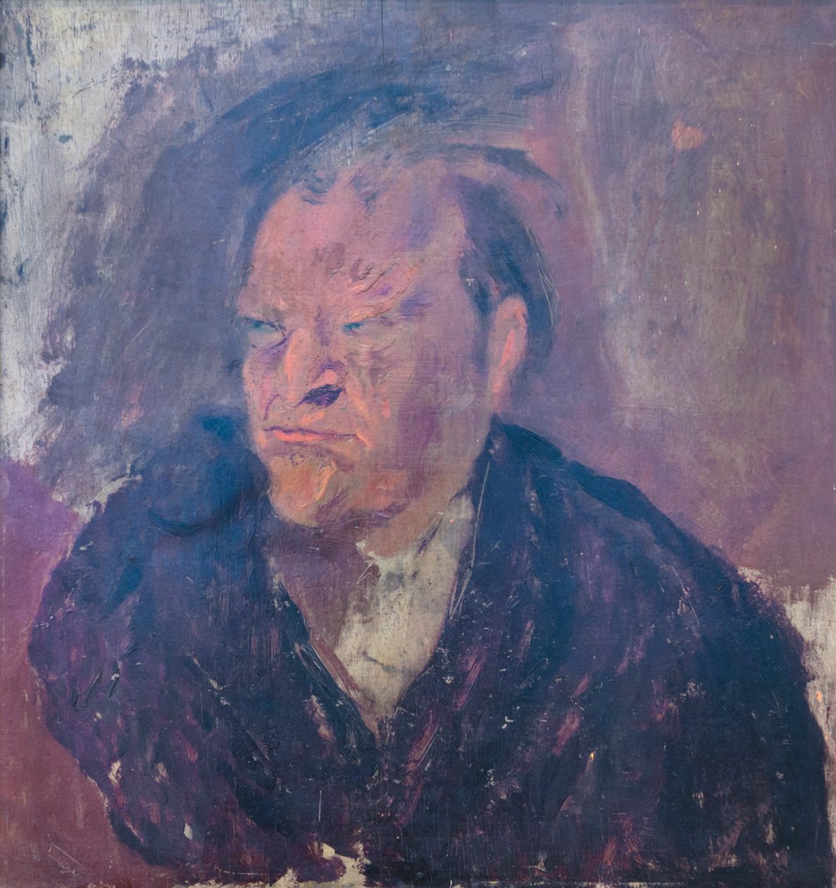 Porträt von Ungaretti von Scipione Gino Bonichi: Kunstdruck
