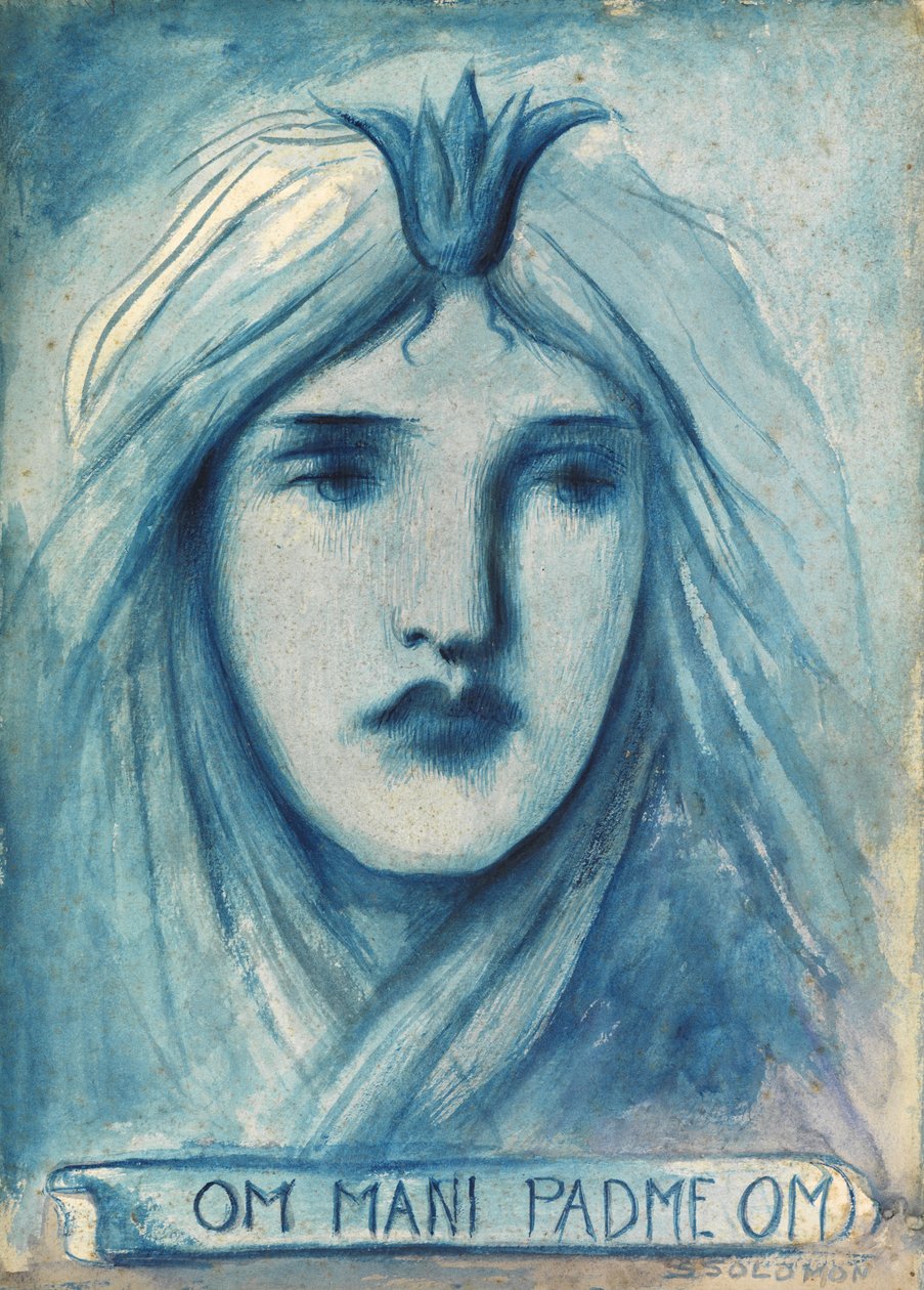 Om Mani Padme Hum von Simeon Solomon: Kunstdruck kaufen